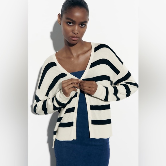 Zara | Sweaters | Nwt Zara Basic Knit Jacket | Poshmark